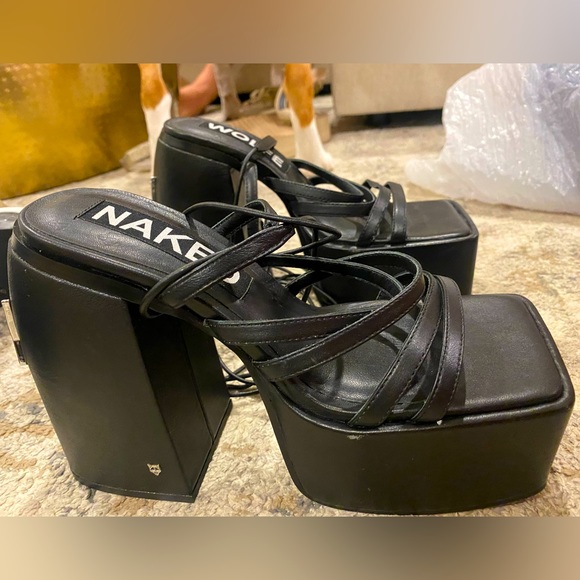 Naked Wolfe | Shoes | Naked Wolfe Josie Heel New Never Worn | Poshmark